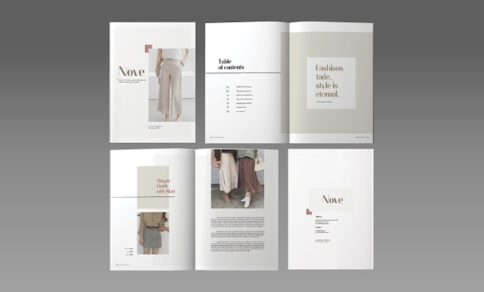 Design product catalog, lookbook, catalogue, sale, sell, linesheet ...