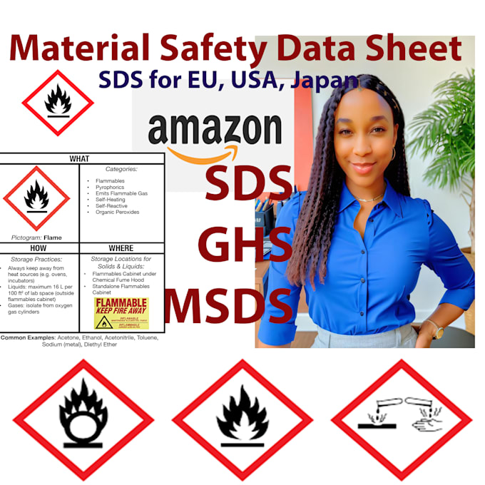 Create a good ghs material safety data sheet msds sds for products and amazon by Engr_zaram | Fiverr