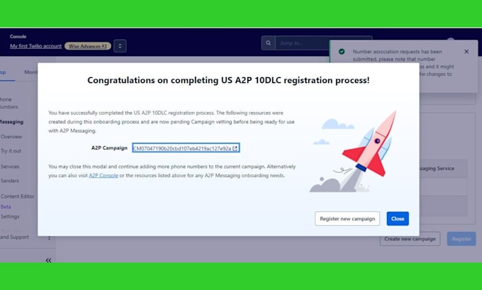 Setup sms a2p 10dlc gohighlevel twilio tollfree integration ringcentral tcr by Goodie_max | Fiverr