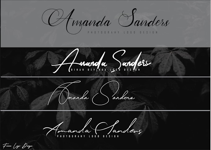 Design signature, handwritten, scripted, cursive logo by ...