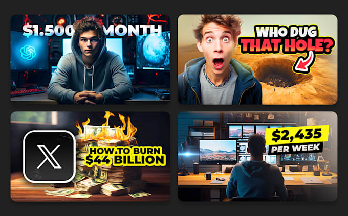 Design viral clickbait youtube thumbnails within 3 hours by Deflondon ...