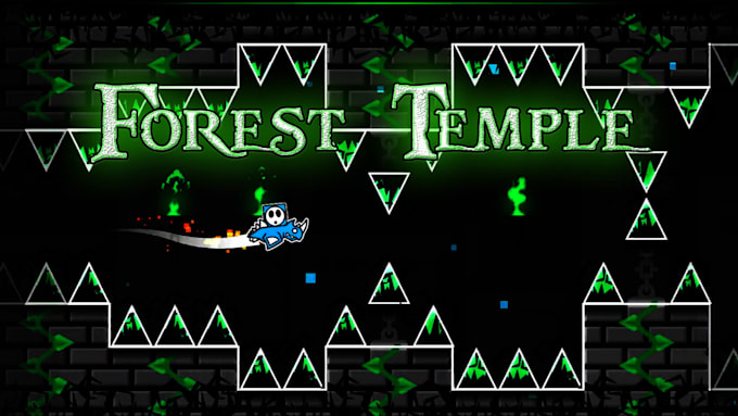 Create you a geometry dash level thumbnail by Pacmanp | Fiverr