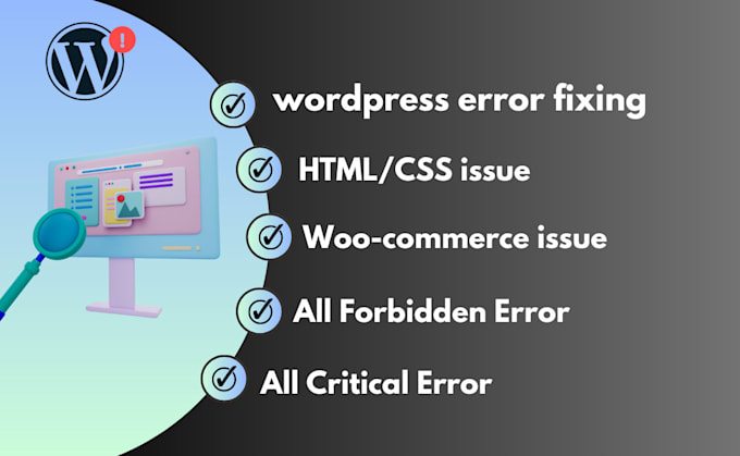 Fix any kind of wordpress critical error, bug, and responsive issues by Ishtiakshikder | Fiverr
