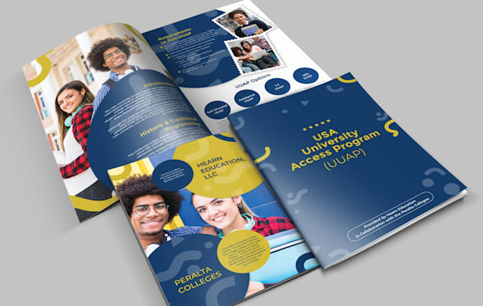 Design educational brochure for school, college university or company ...