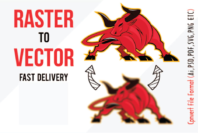 Do vector tracing, trace, convert logo to vector by Areesha_design | Fiverr