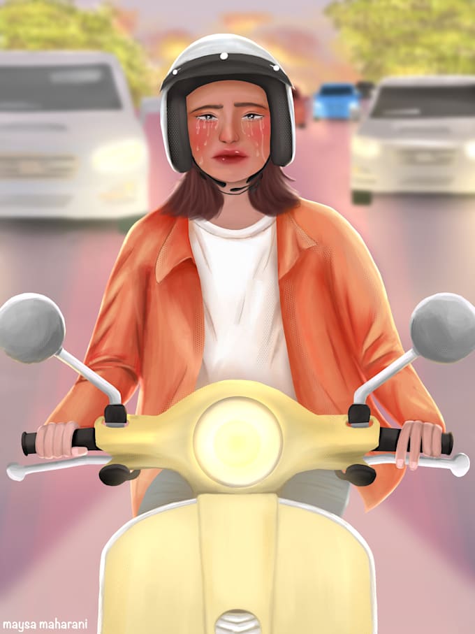 Create digital illustration in any style by Maysa_maharani | Fiverr