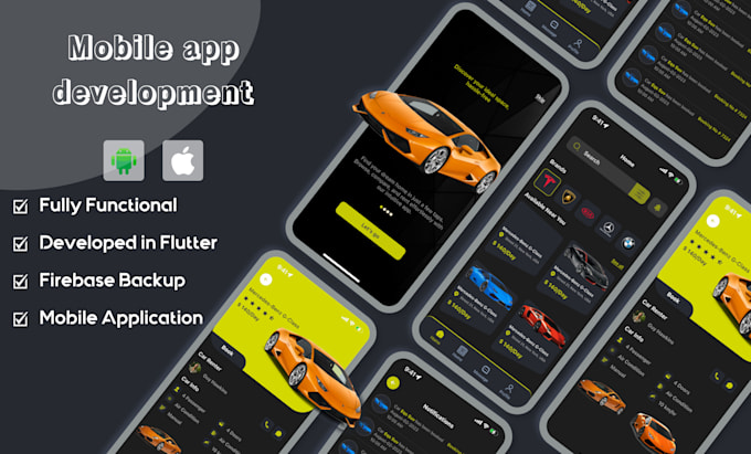 Do mobile app development, ios and android app creation as a flutter developer by M_saifullah1 ...