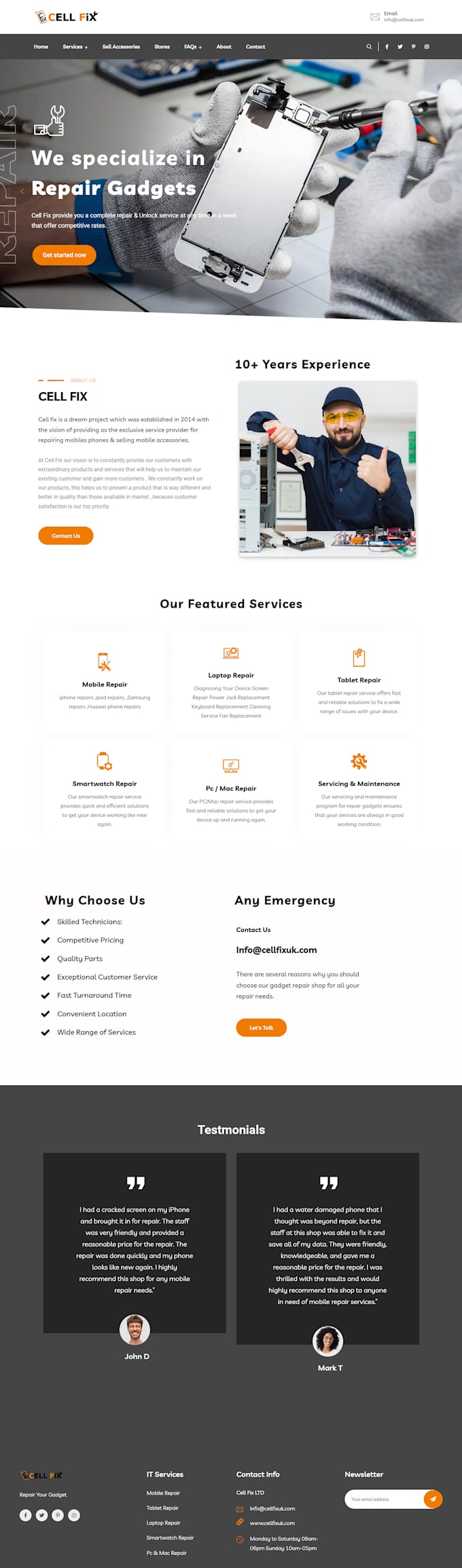 Build a modern responsive wordpress website design by Hannan_wp1 | Fiverr