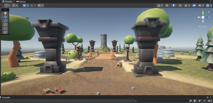 Create 3d level design, environments in unity or blender for your games, videos by Malaika_aminn ...