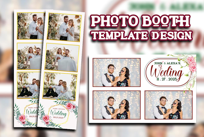 Design 360 photo booth template and digital photo frame by ...