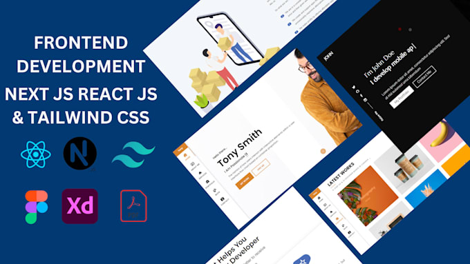 Be Your Reactjs Nextjs And Tailwind Css Frontend Web Developer By Mousakhalid Fiverr