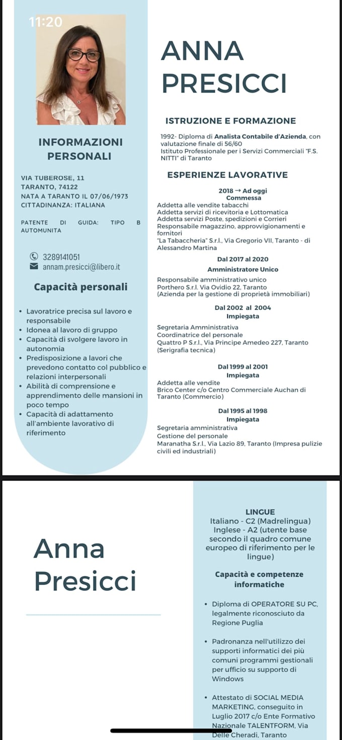 Create your perfect cv by Frasimo | Fiverr