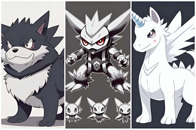 Create a custom pokémon character for you by Baldbeauty | Fiverr