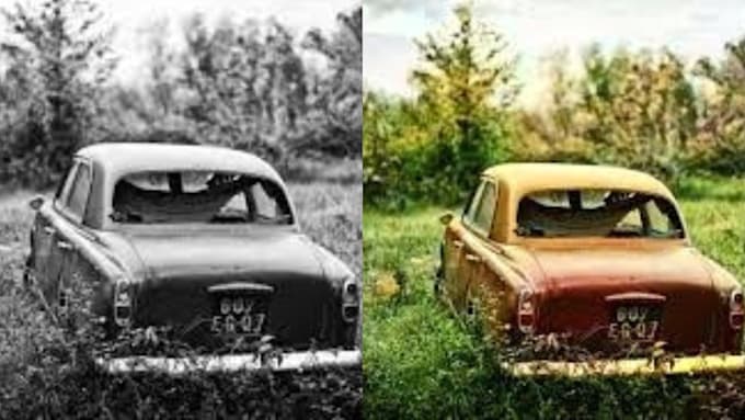 Turn black and white photos into color photos by Suman4202 | Fiverr