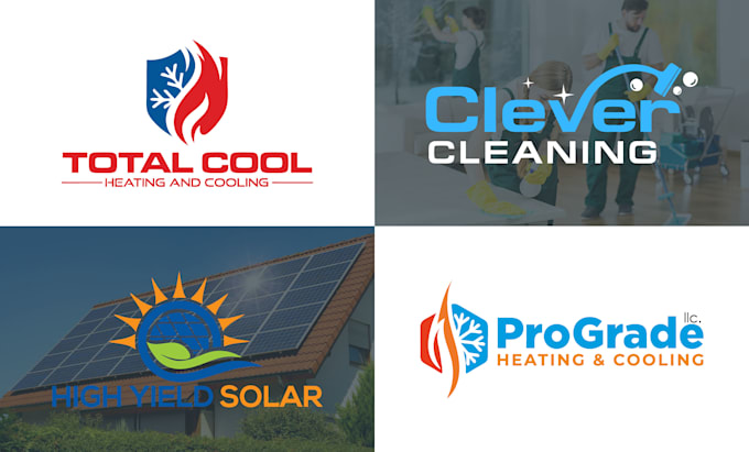 Design a plumbing cleaning heating solar hvac oil and gas logo by Mh ...
