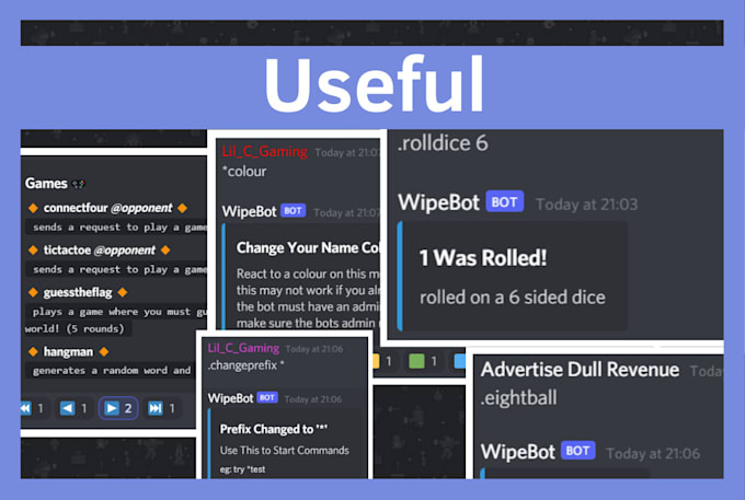 Build any discord bot by Ctaylor_dev | Fiverr
