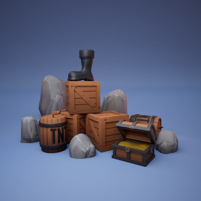Create 3d assets for games and animations by Paul_gradl | Fiverr