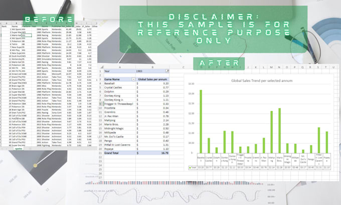 Organize and visualize your data in excel and sheets by Gabughaw | Fiverr Organize and visualize your data in excel and sheets by Gabughaw | Fiverr