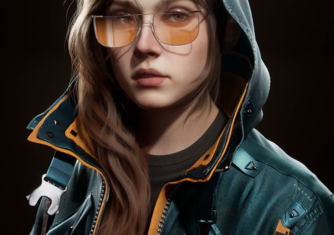 Create 3d realistic character, realistic 3d character in blender, unreal engine by Archiegrey ...