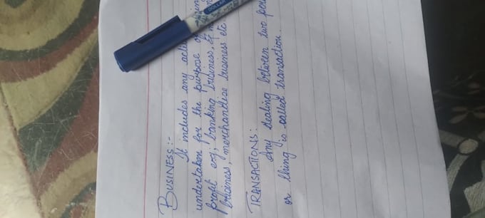 Write your assignment in clean cursive handwriting by Zair_abas | Fiverr