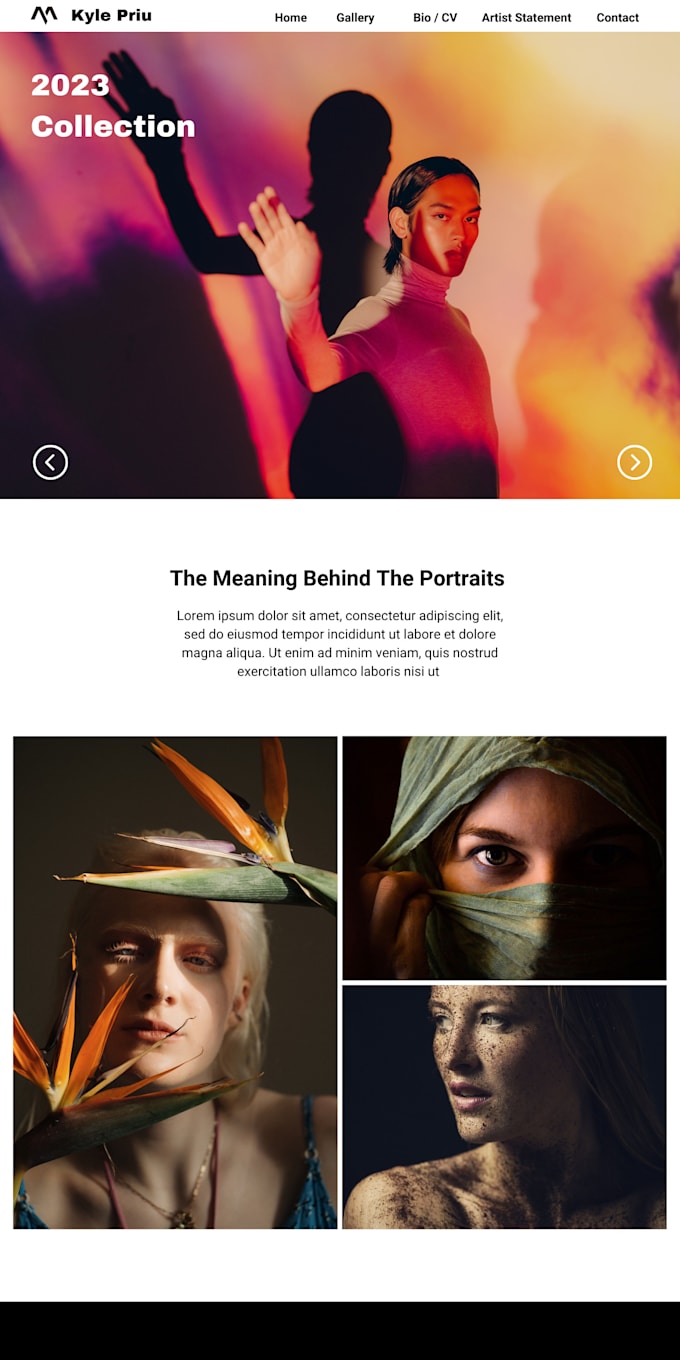 Create a fully customized portfolio website with hosting by Meaganhowey | Fiverr
