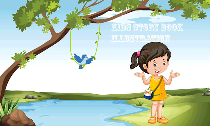 Draw kids story book illustration for you by Creative_ataur | Fiverr