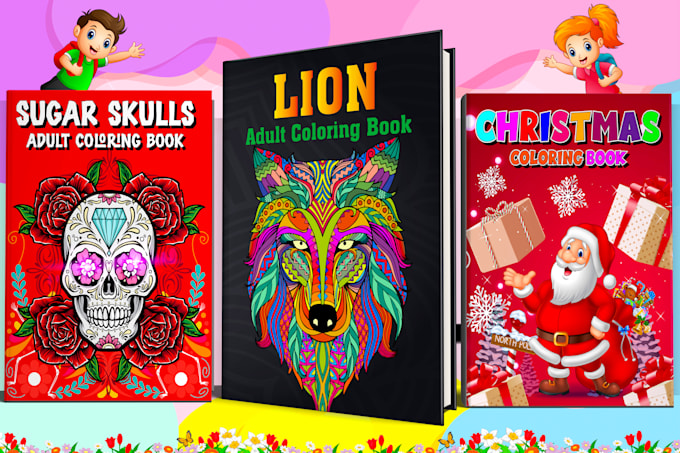 Do kids coloring book cover kids activity book interior design for ...