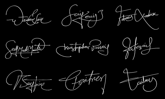 Do hand writing, unique, cursive, autograph logo by Leadexpertabdul ...