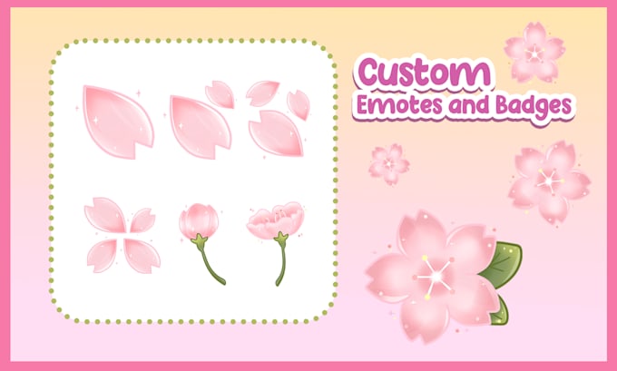 Create cute custom emojis or badges for twitch, youtube, kick and discord stream by Nanadnadi ...