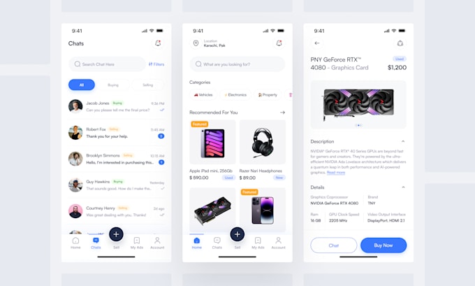 Do a stunning and intuitive mobile app ux ui design for your business ...