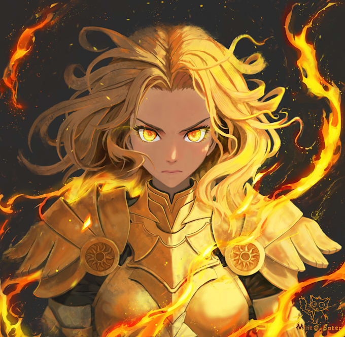 Draw illustration, digital art, character concept, dnd character for ...