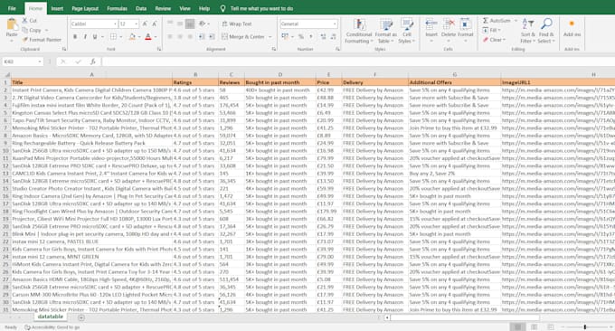 Do web scraping, data extraction, data collection, scraper from any website by Mkhalid_z | Fiverr