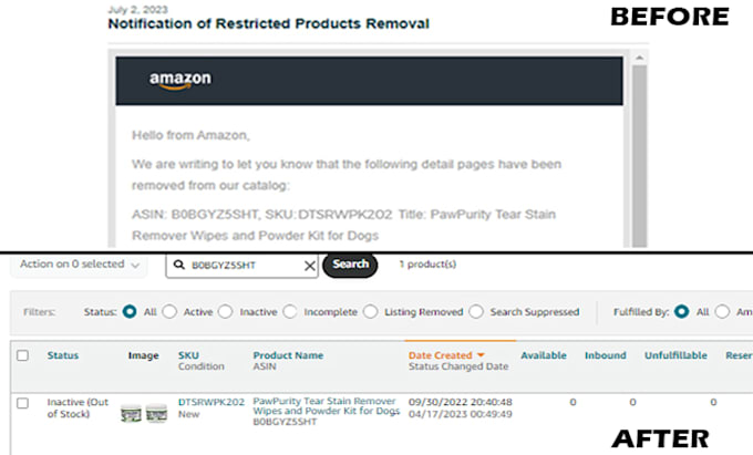 Set up and fix amazon product listing and variation issues by Malik1070 | Fiverr