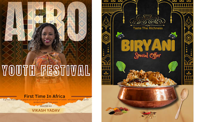 Create stunning poster for you by Vikash817 | Fiverr