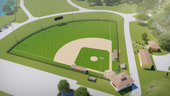 Design your sport complex and facilites, stadiums, gym with 3d ...