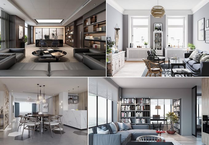 Render images and interior architectural videos by Dvhien156 | Fiverr