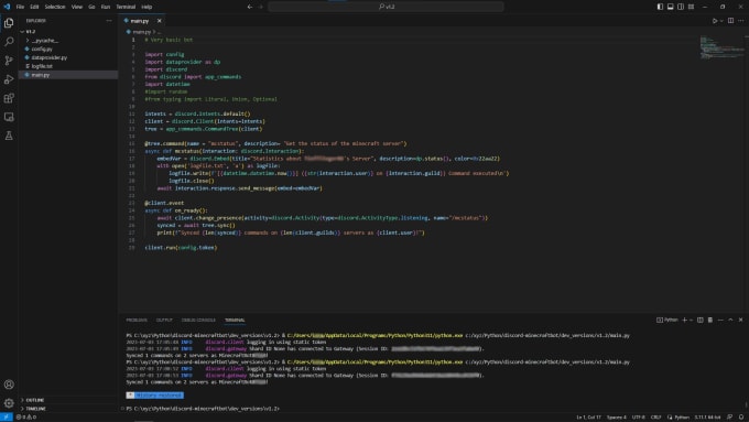 Write you a discord bot using python by The_techverse | Fiverr