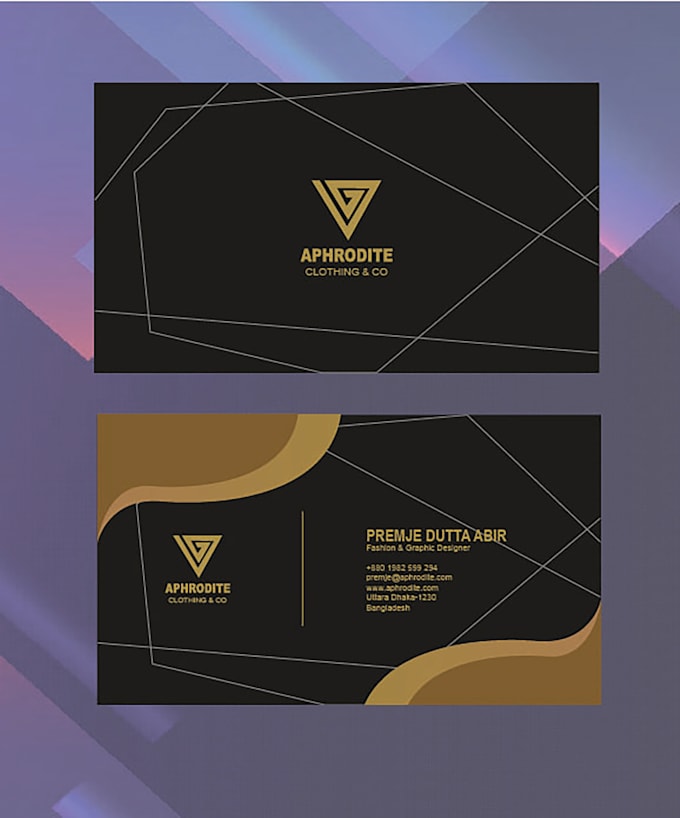 Design professional business, names, visiting card by Premje | Fiverr