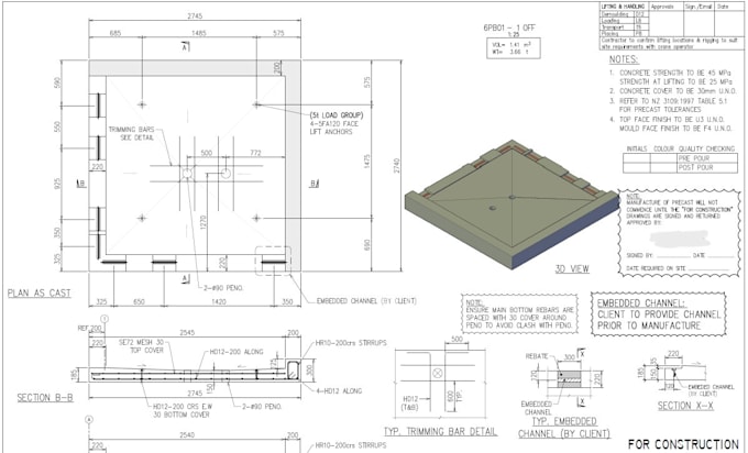 Provide precast shop drawings for any of your projects by Alexbdrafting ...