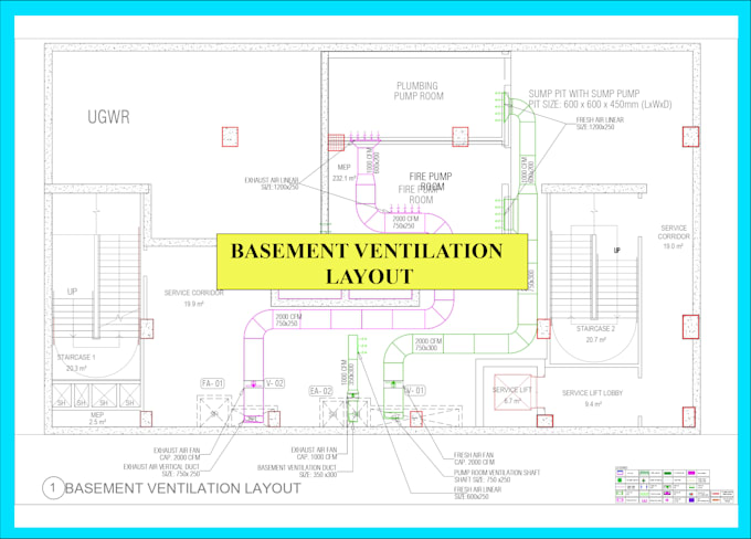Draw a professional residential and commercial hvac plans by Engr ...