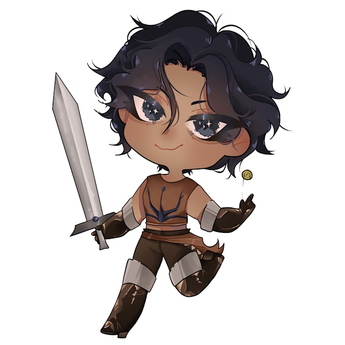 Draw you a chibi for both personal and promotional use by P_erasite ...