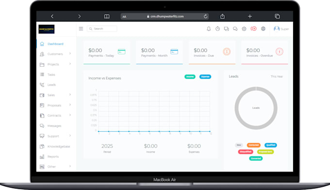 Develop erp, saas, crm software with laravel by Mzahidtufail383 | Fiverr