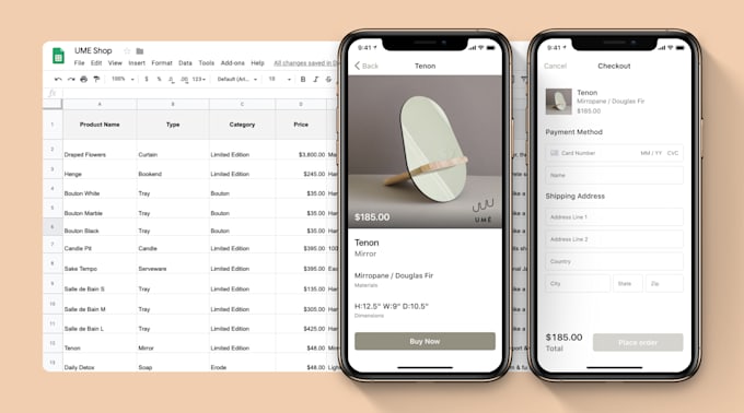 Convert your sheets or airtable to an app with glide by Netagol | Fiverr