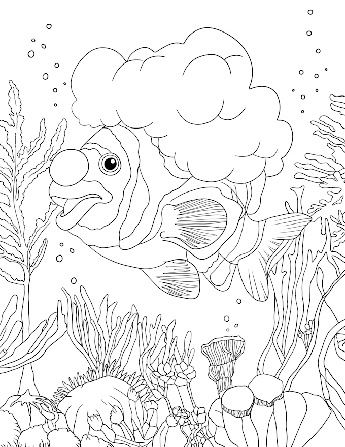 Draw coloring pages for children and adults by Silakova_art | Fiverr