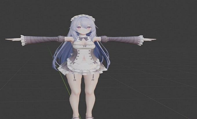 Rig and model 3d character, vrchat avatar, vtuber model, reference ...