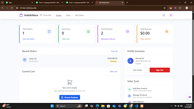 Develop laravel react full stack website with crm cms, and lms integrations by Waqargondal786 ...