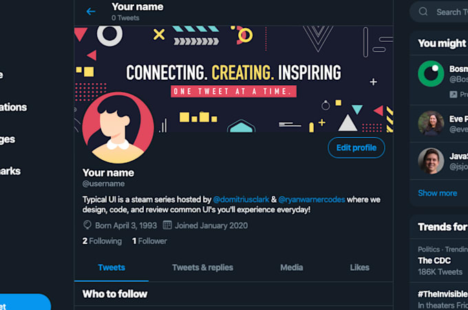 Design professional twitter branding for a stunning online presence by ...