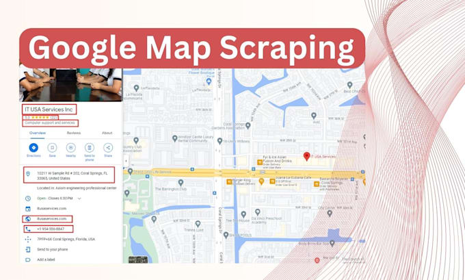 Scrap google map with business email by Mehedihasan620 | Fiverr