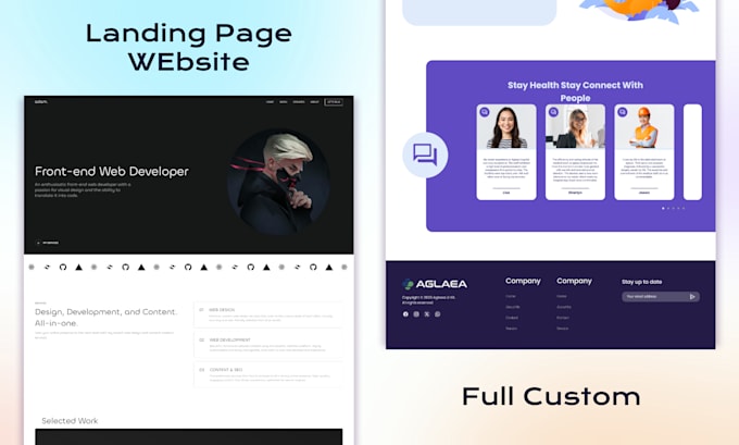 Build you a custom landing page website by Pixel_crafters | Fiverr