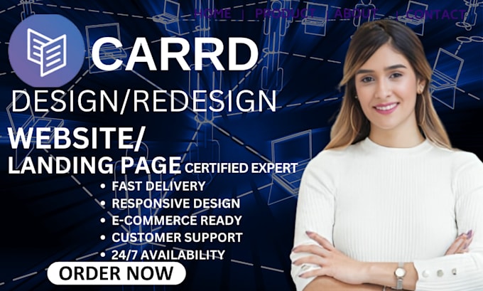Design carrd landing page, responsive carrd website redesign carrd co website by Anthonyben734 ...